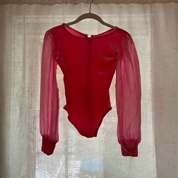 Tops | Custom Made Bubblegum Pink Body Suit | Poshmark
